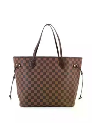 LOUIS VUITTON Neverfull Damier Mm Tote Bag - Brown