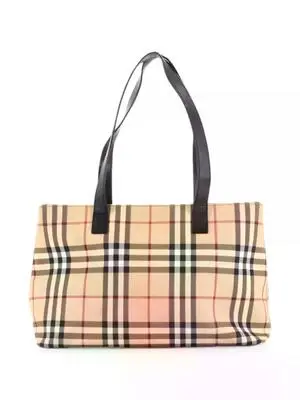 Burberry House Check Canvas Tote Bag