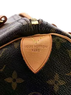 LOUIS VUITTON Speedy Handbag Monogram Canvas 30 Satchel - Brown