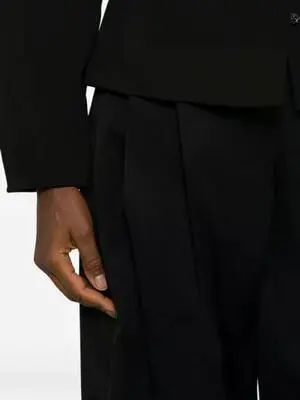 MUGLER Pleated Wide-leg Trousers