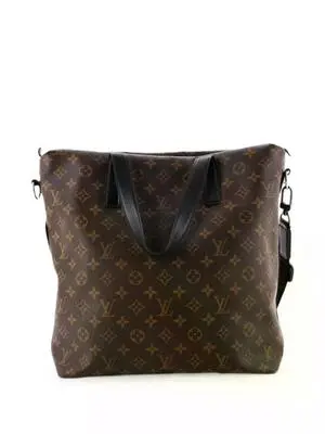 LOUIS VUITTON Macassar Monogram Canvas Tote Bag - Brown