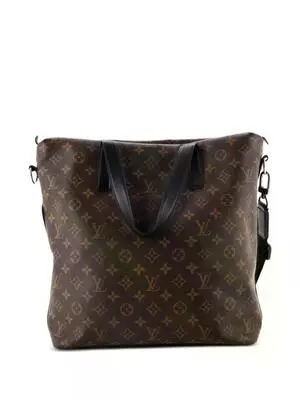 LOUIS VUITTON Macassar Monogram Canvas Tote Bag - Brown