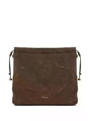 COCCINELLE Coccinelle Suede Shoulder Bag Brown