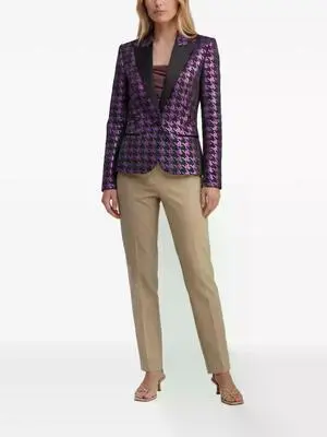 Redemption Houndstooth-pattern Blazer