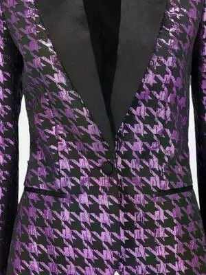 Redemption Houndstooth-pattern Blazer