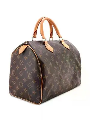 LOUIS VUITTON Monogram Canvas Speedy 30 Satchel Handbag