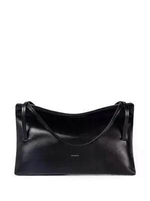 WANDLER Jo Calf Leather Tote Bag - Black
