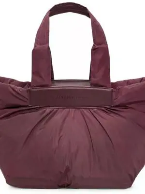 VEECOLLECTIVE X Galvan Medium Caba Ruched Tote Bag - Red