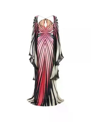 Roberto Cavalli Ray Of Paradise Maxi Dress - Black