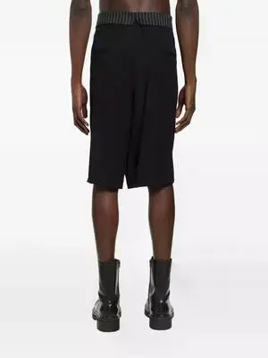 Yohji Yamamoto Wool Gabardine Shorts