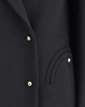 BLAZÉ MILANO Resolute Virgin Wool Blazer - Black