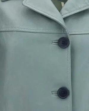 Chloé Long Lambskin Leather Jacket