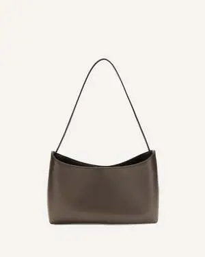 THE ROW Alma Baguette Shoulder Bag - Brown