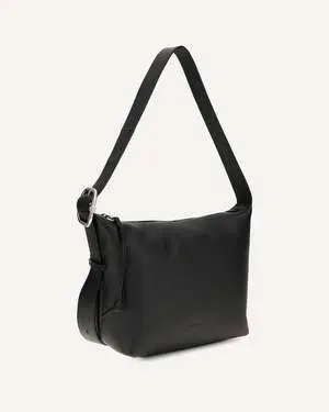 Loewe Medium Loop Hobo Bag In Grained Calfskin