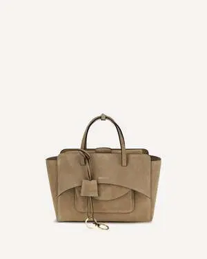 HIDESINS Flap Medium Handbag - Beige