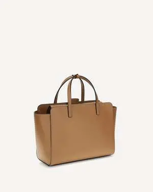 HIDESINS Flap Medium Handbag - Beige