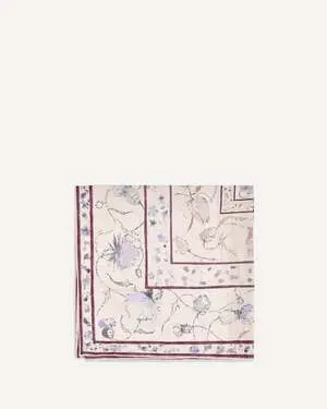 Loro Piana Giardino Delle Eccellenze Silk Twill Scarf - Beige