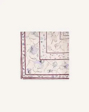 Loro Piana Giardino Delle Eccellenze Silk Twill Scarf