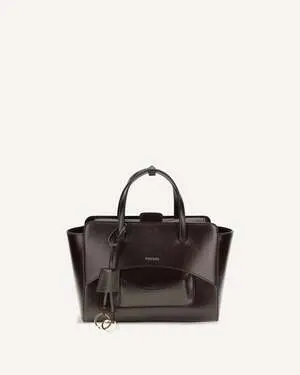 HIDESINS Flap Medium Handbag - Black