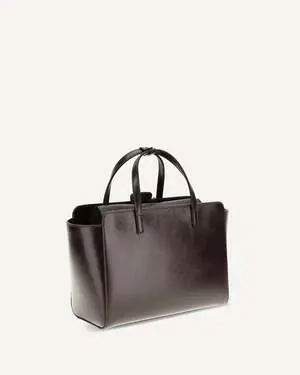 HIDESINS Flap Medium Handbag - Black