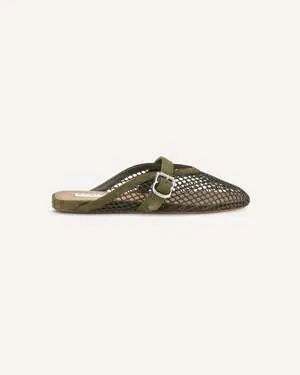 Alaïa Flat Mesh Mules