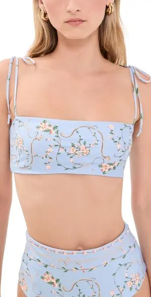 Agua Bendita Primavera Marinero Bikini Top - Multicolor