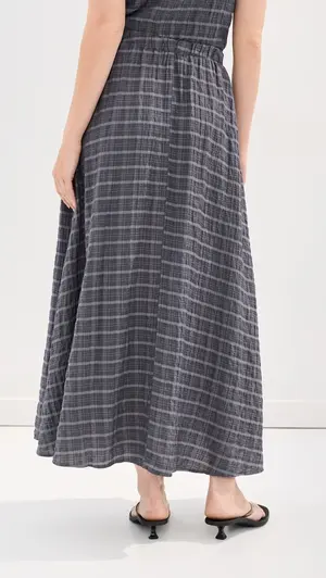 LE BOP Martha Checked Skirt