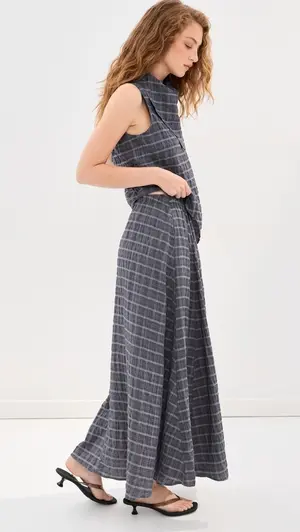 LE BOP Martha Checked Skirt