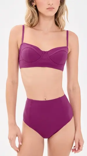 Ulla Johnson Zahara Bra Cup Bikini Top