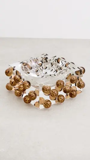 TIZO DESIGN Crystal Glass Scattered Balls Bowl