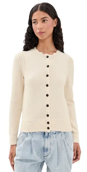 Isabel Marant Étoile Naia Cardigan - Ecru