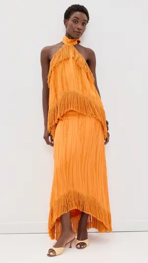YELLOW THE LABEL Lennie Fringe Skirt