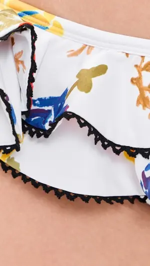 Caroline Constas Lotus Bikini Bottoms
