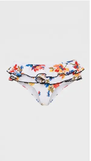 Caroline Constas Lotus Bikini Bottoms