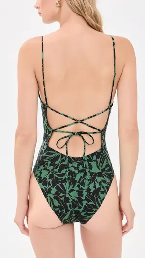 Ulla Johnson Alba Deep V Maillot Piece