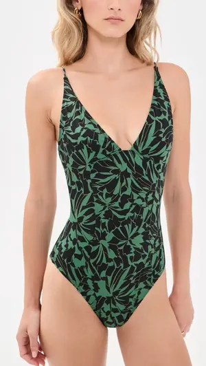 Ulla Johnson Alba Deep V Maillot Piece