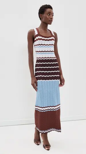 English Factory Crochet Midi Dress
