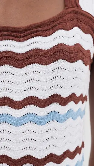 English Factory Crochet Midi Dress