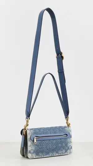 COACH Soft Crystal Signature Tabby Shoulder Bag 26