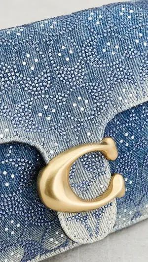 COACH Soft Crystal Signature Tabby Shoulder Bag 26