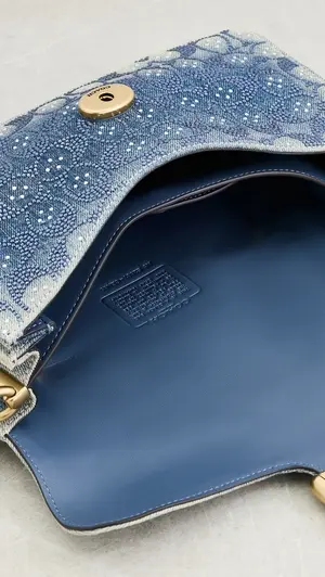 COACH Soft Crystal Signature Tabby Shoulder Bag 26