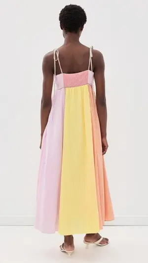 English Factory Striped Maxi Dress