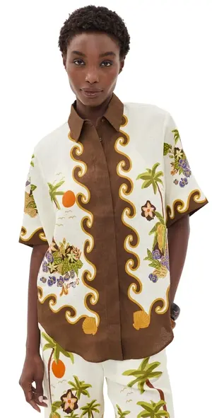 ALEMAIS Island Cove Shirt - Cream