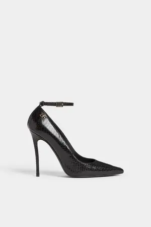Dsquared2 Double D Leather Pumps - Black