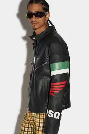 Dsquared2 Honda Leather Classic Jean Jacket