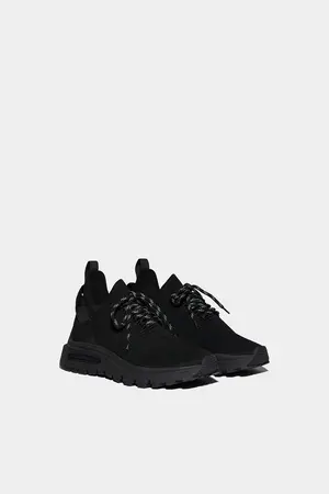 Dsquared2 Run Ds2 Lace Up Sneakers - Black