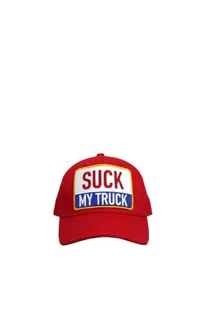 Dsquared2 Baseball Cap With Applique - Red