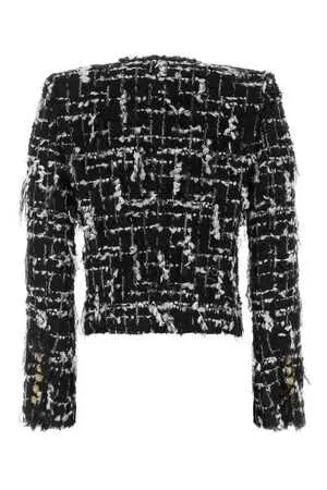 Balmain Two-tone Tweed Blazer