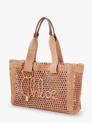 Chloé East-west Summer Banana Raffia Shoulder Bag