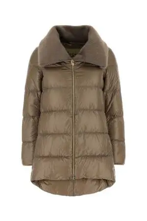 Herno Dove Grey Nylon Down Jacket - Gray